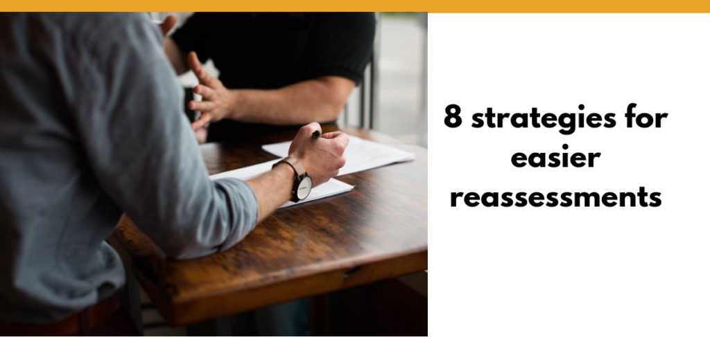 8 strategies for easier reassessments - EatSpeakThink.com