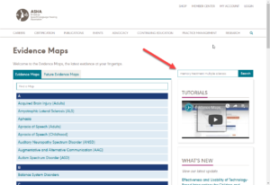 How ASHA's Evidence Maps save you time - EatSpeakThink.com
